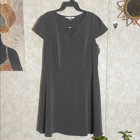 Aa Studio | Dresses | Aa Studio Charcoal Midi Dress Size 8w | Poshmark